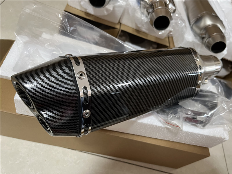 Carbon Fiber Motorcycle Exhaust Muffler Pipe